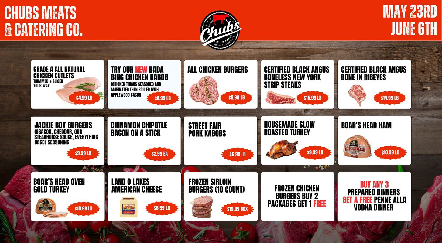Chubs Meats | Buy Meat Online